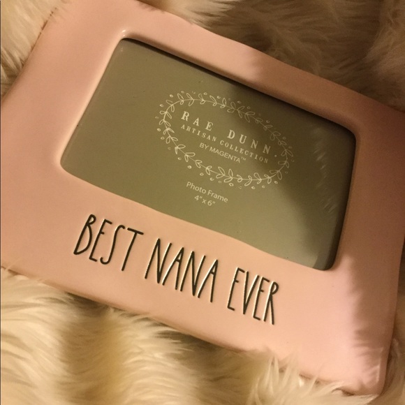 Rae Dunn | Accents | Rae Dunn Ceramic Best Nana Ever Photo Frame Rare ...